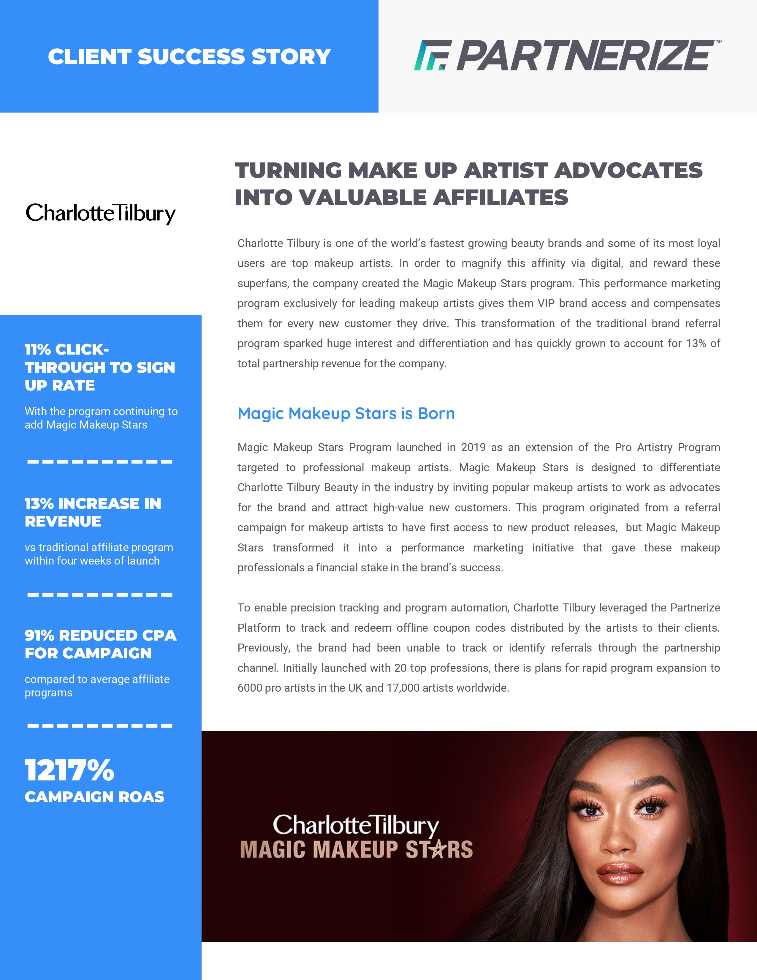Charlotte Tilbury | Partnerize Case Study